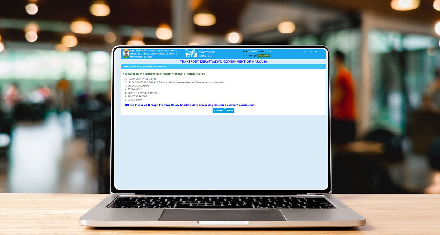 How to Apply for Driving Licence Online in Haryana | Step-by-Step Guide